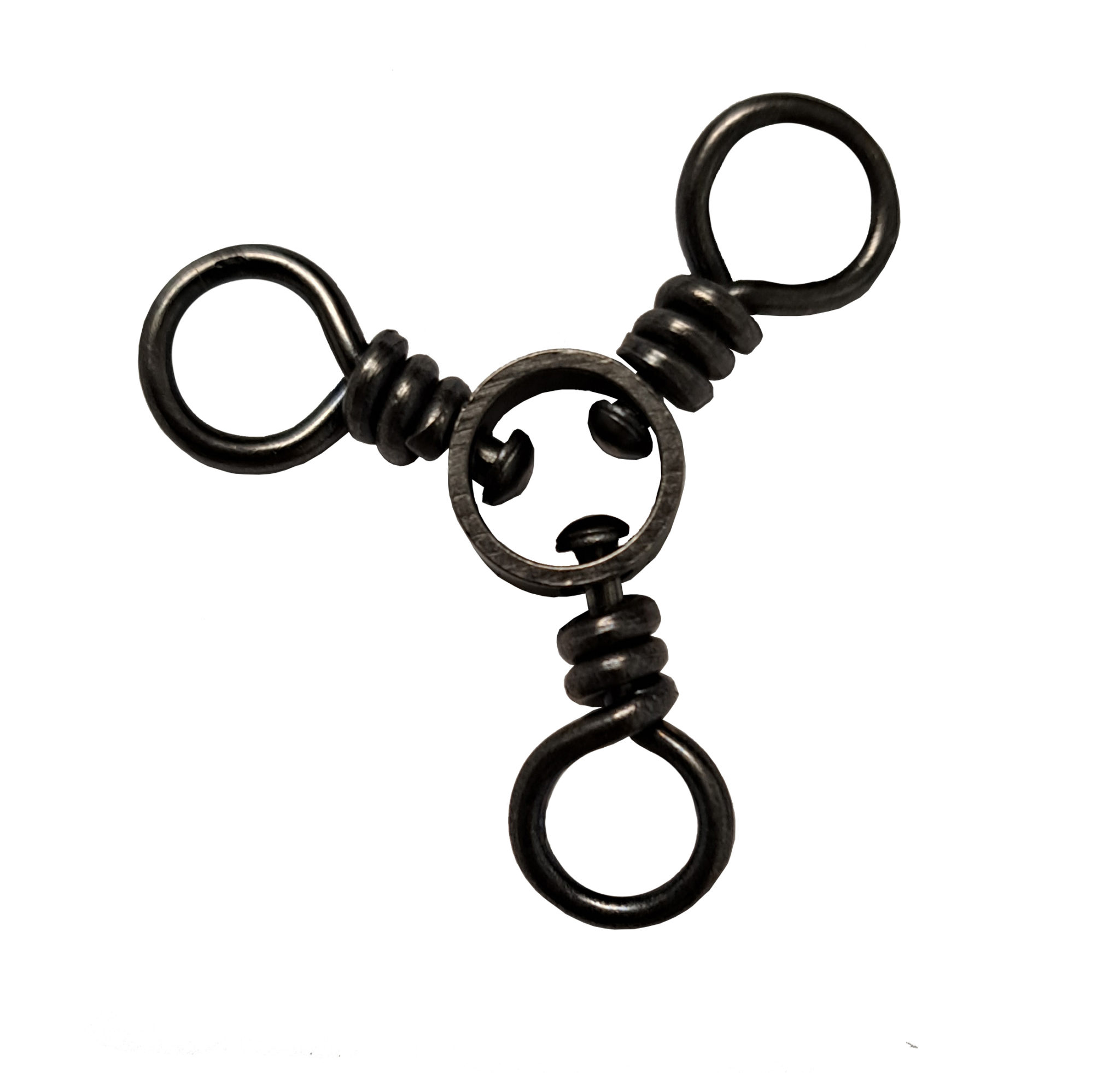 Hi-Liner Black Brass 3-Way Swivels